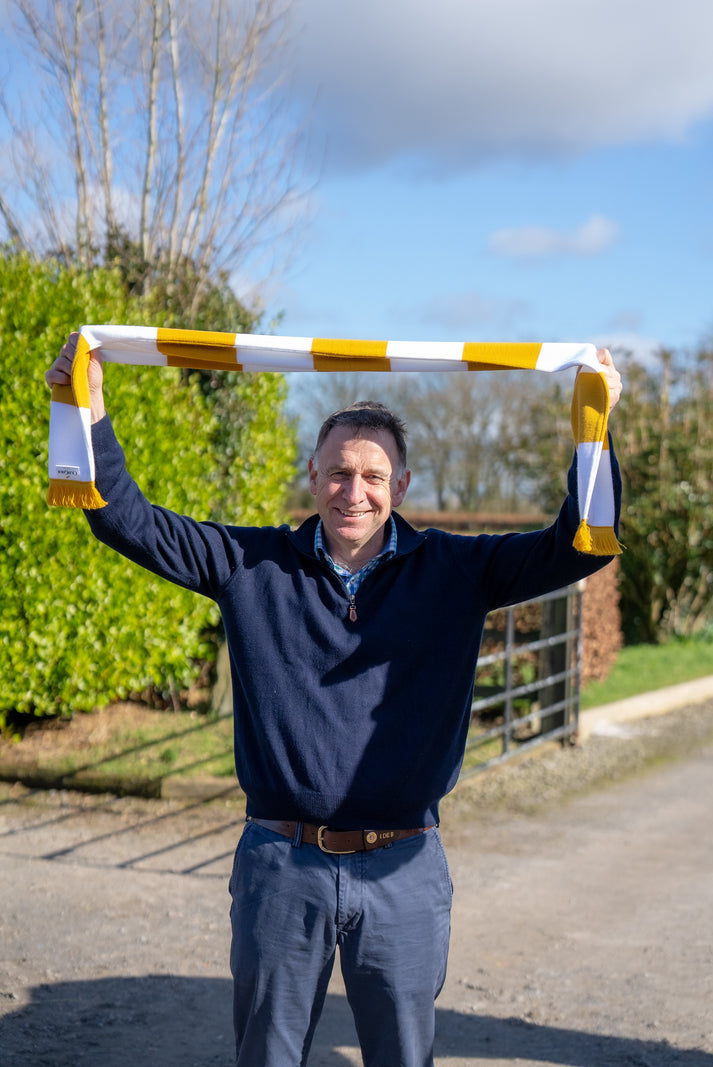 Race Day Scarf – Old Gold Racing Merchandise